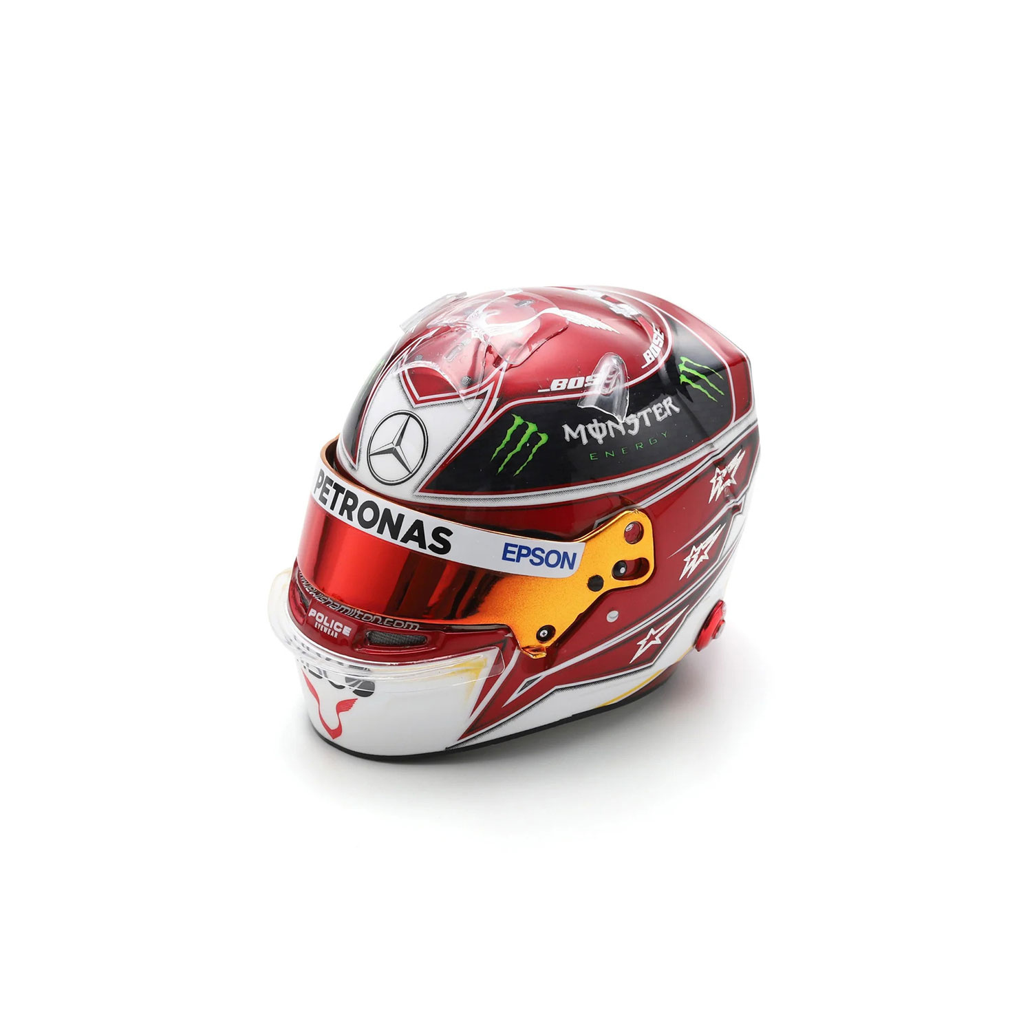 Model 1:5 kask Lewis Hamilton Austin GP 2019 Mercedes AMG Petronas ...