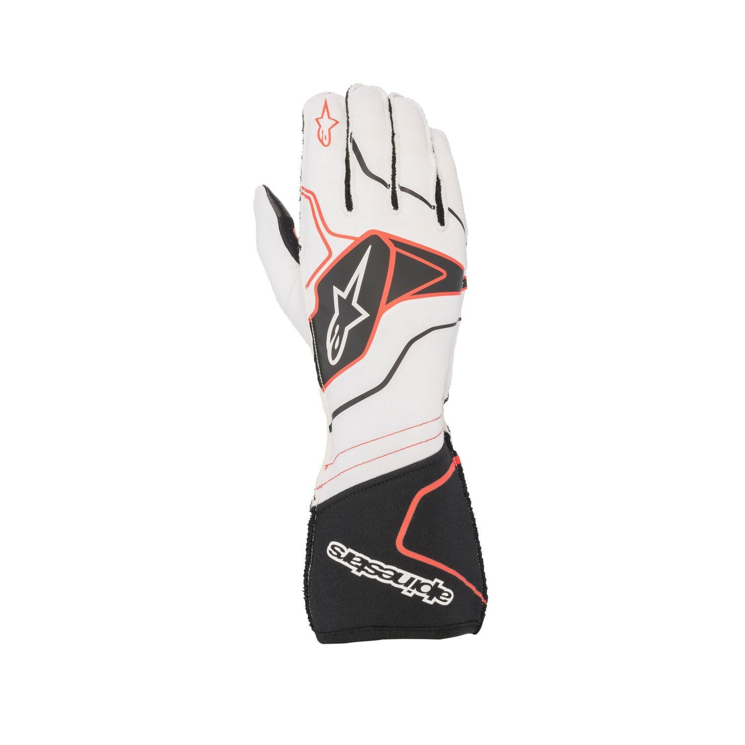 Rękawice Alpinestars Tech-1 ZX V2 białe (FIA) (3550120-213) - TopRacingShop