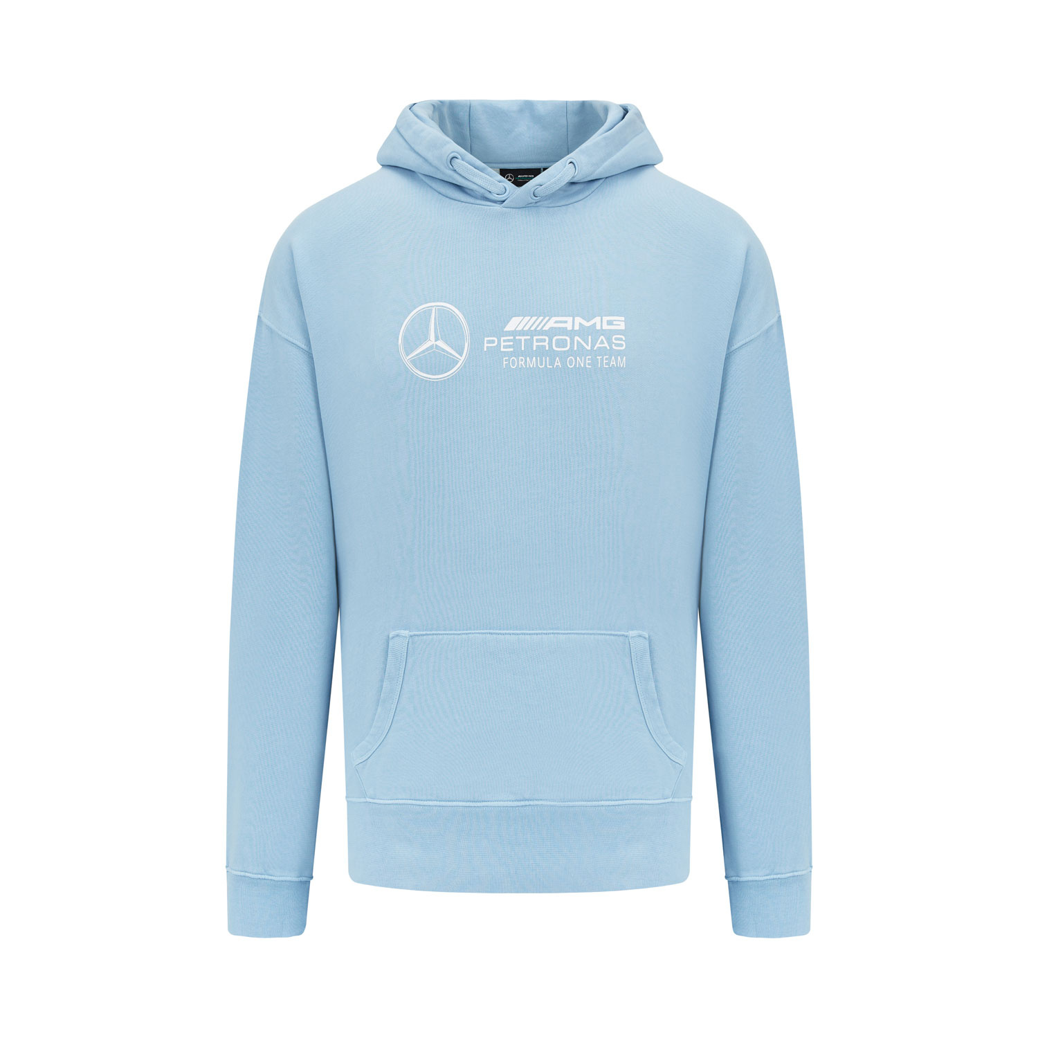 Bluza męska Retro Hoodie Blue Mercedes AMG F1 od Mercedes AMG Petronas ...